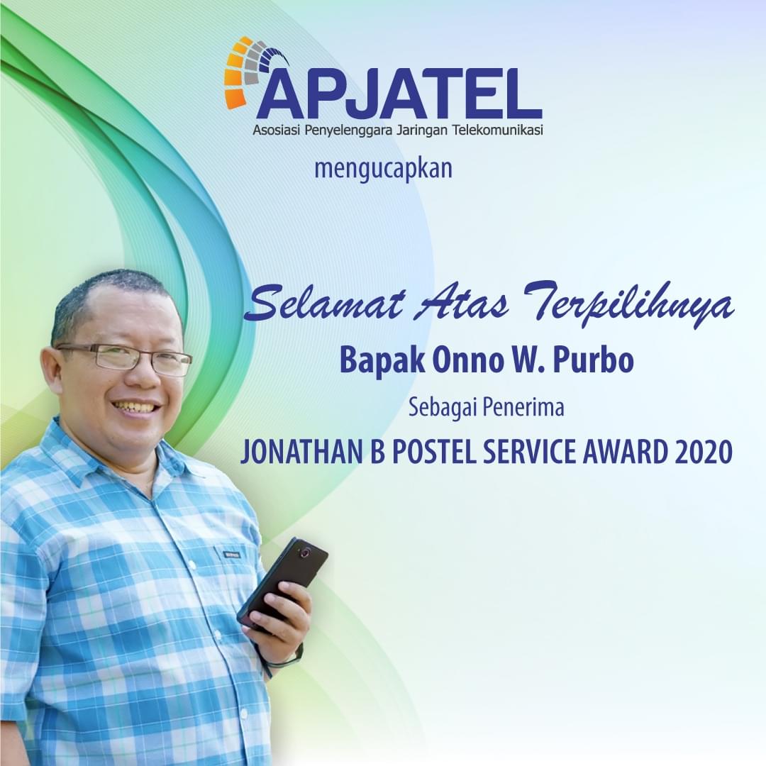 Selamat Kepada Bapak Onno W. Purbo ⠀ – APJATEL